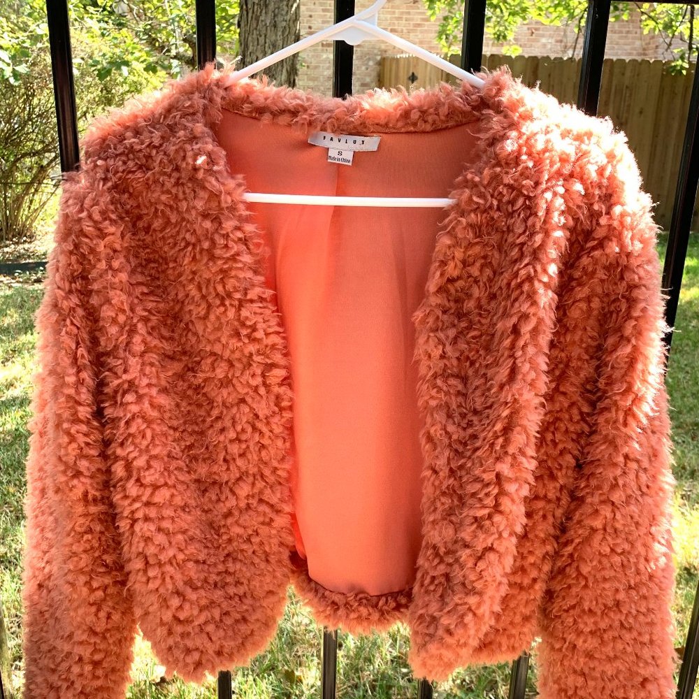 Beautiful Fuzzy Favlux Jacket - Gem